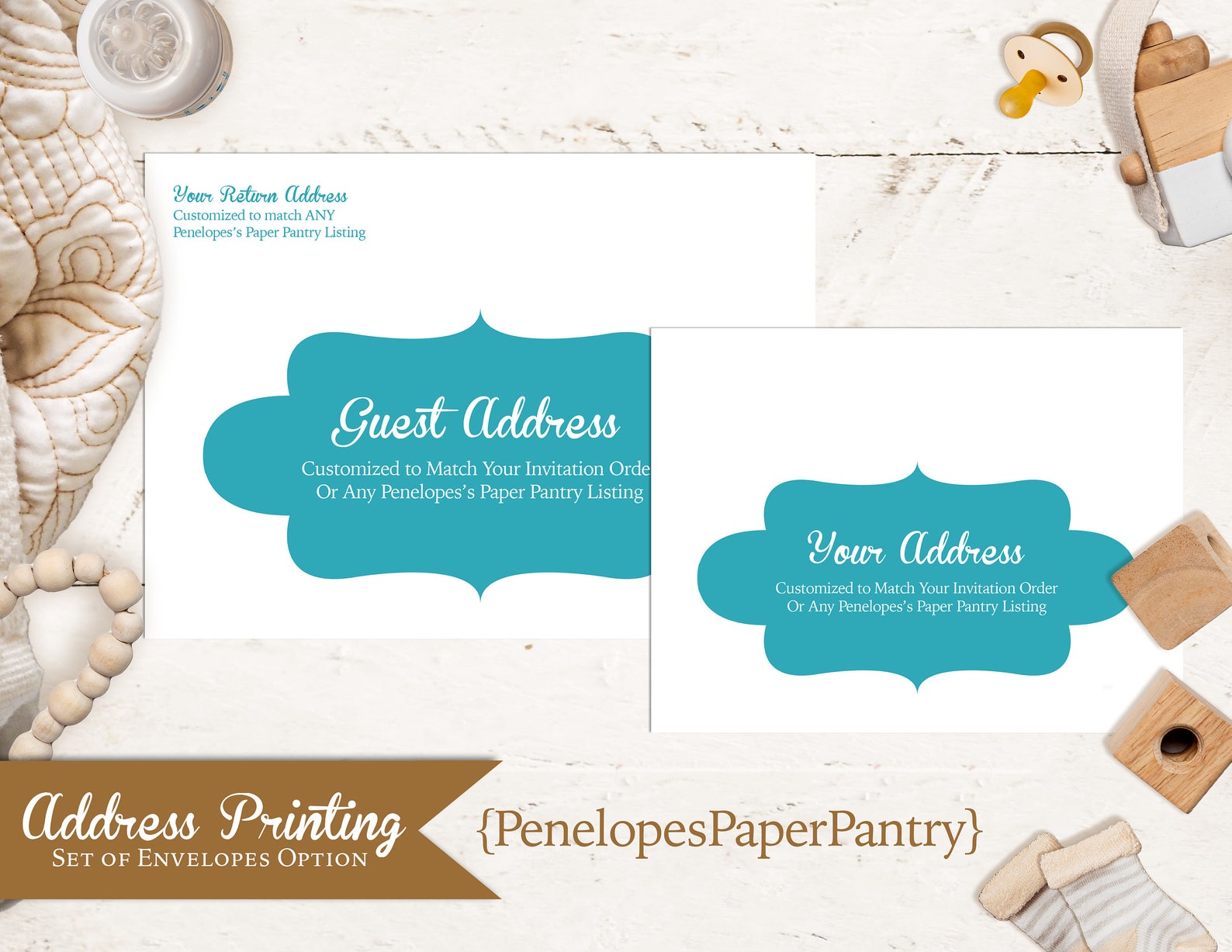 Custom Invitation Envelope Printing Service,printed Guest Address ...