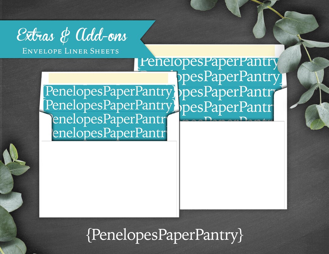 DIY Custom Envelope Liners,printed Envelope Liners,customized Envelope ...
