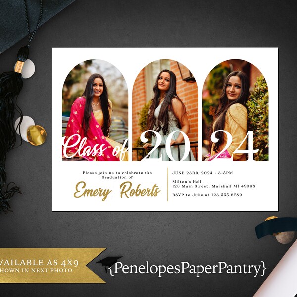 Multiple Graduation Invitation - Etsy