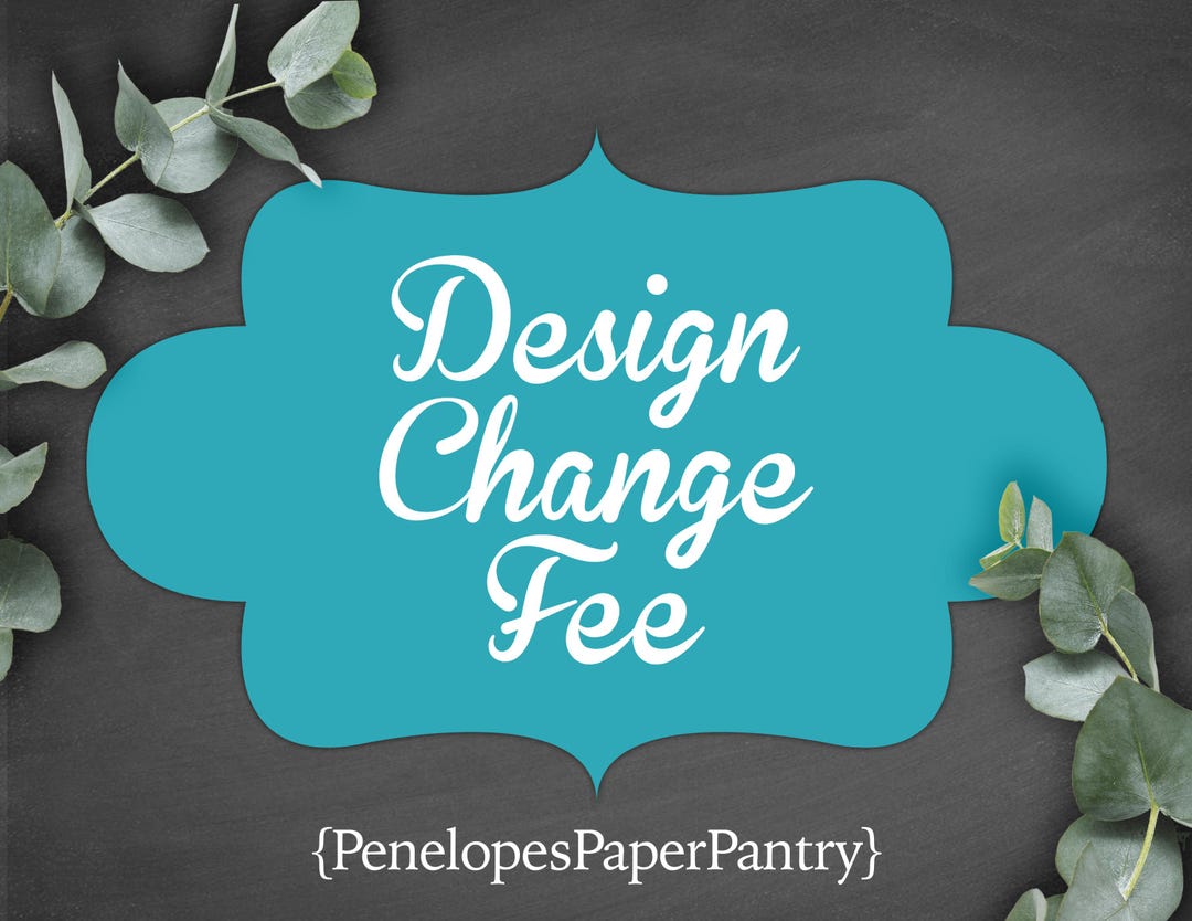 Custom Design Change - Etsy