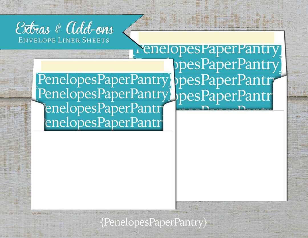 DIY Custom Envelope Liners,printed Envelope Liners,customized Envelope ...