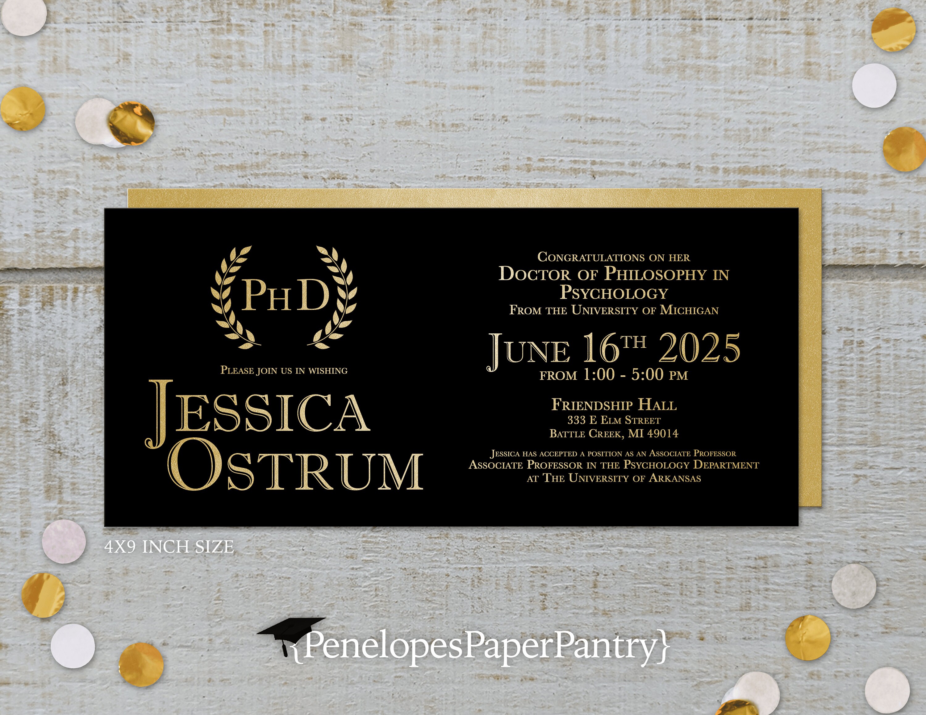 Phd Graduation Invitation
