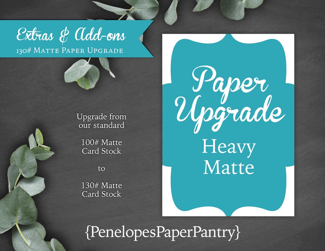 Matte Paper Upgrade,130lb Card Stock,white Card Stock,matte Card Stock ...
