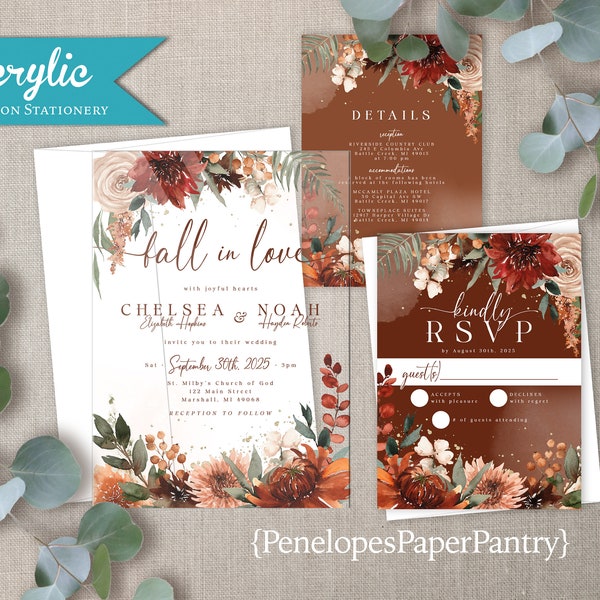 Acrylic Wedding Invitations - Etsy