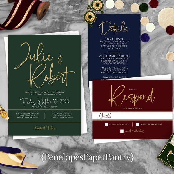 Jewel Tone Wedding - Etsy