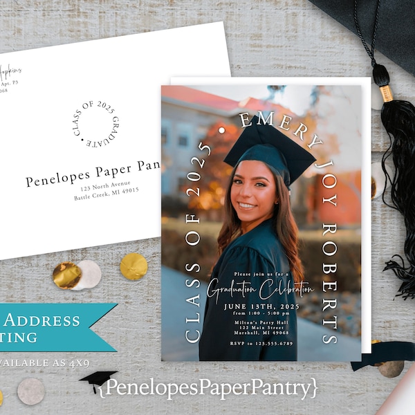 Custom Graduation Invitations 2025 - Etsy