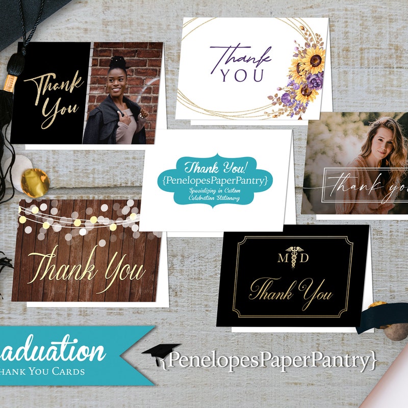 Thank You Note Cards - Etsy