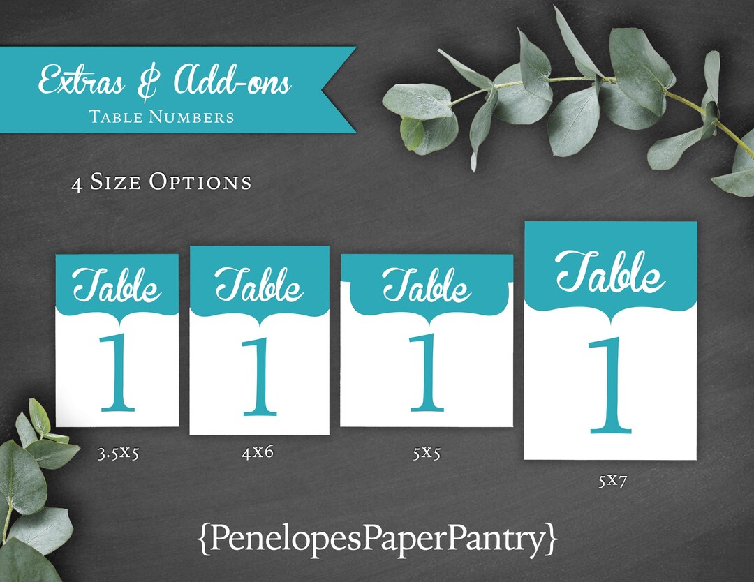 Personalized Table Numbers,wedding Reception Table Number,reception ...