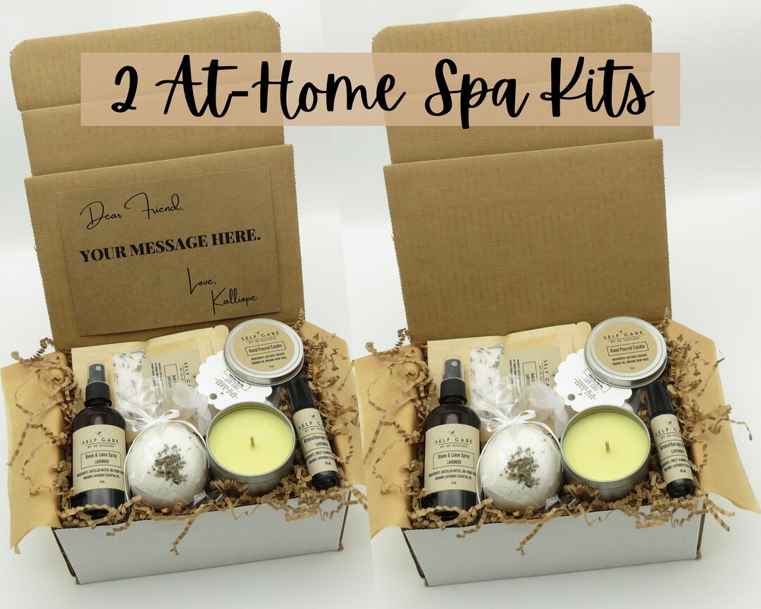 2 at Home Spa Kits / Couples Gift for Anniversary / Spa Set for Two ...