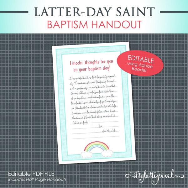 Lds Baptism Memory Book - Etsy