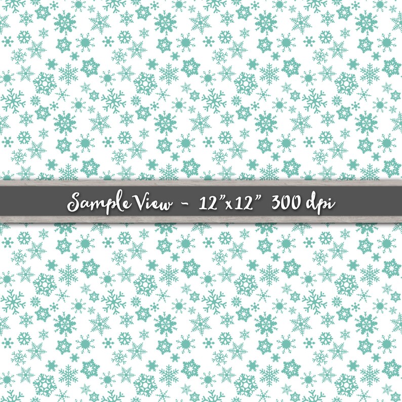 Snowflake Scrapbook Paper Snowflake Scrapbooking Paper | Etsy
