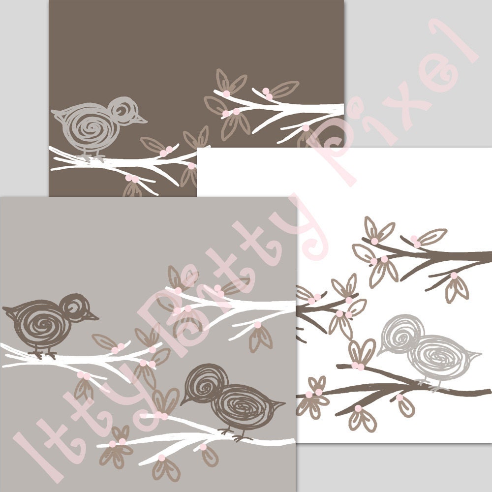 Bird Scrapbook Paper Bird Scrapbooking Paper Bird Digital | Etsy