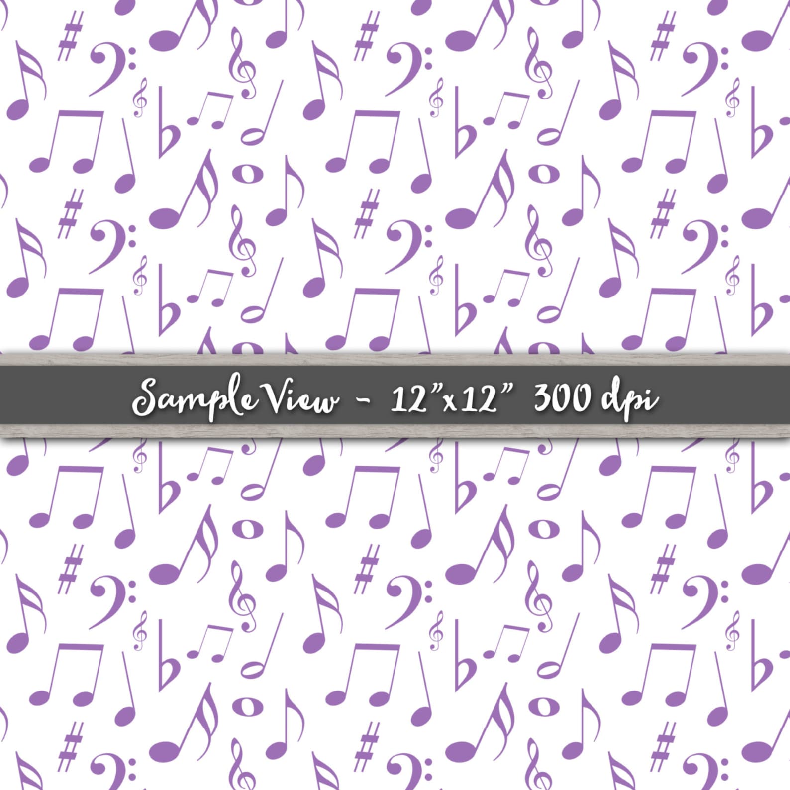 Musical Digital Paper Music Paper Music Scrapbook Paper - Etsy