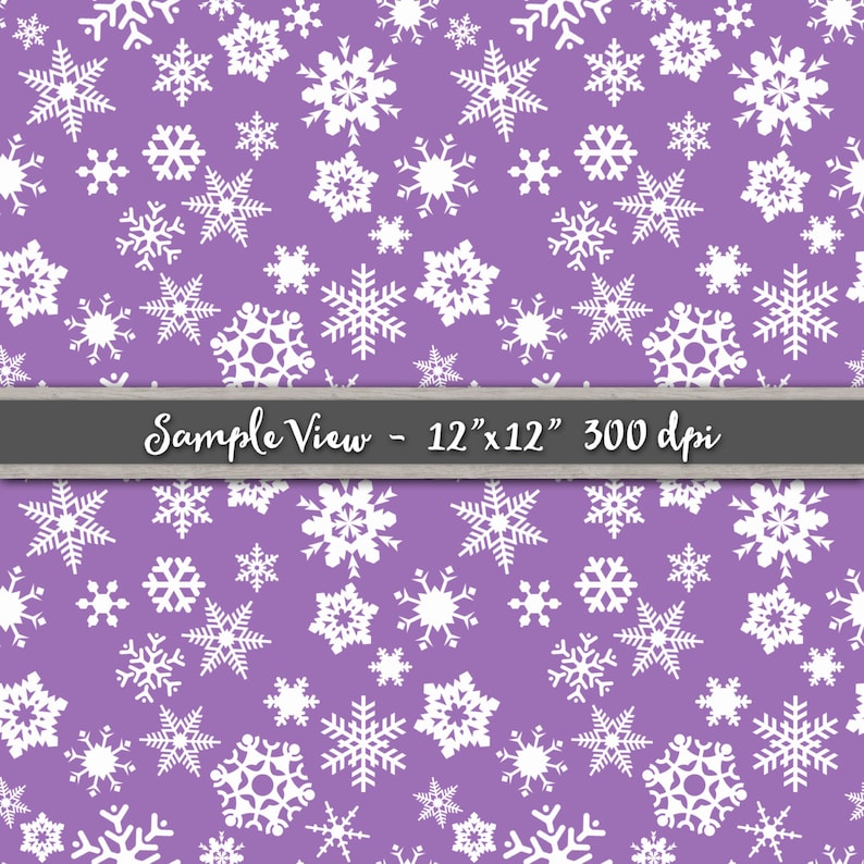 Snow Scrapbook Paper Snowflake Scrapbooking Paper Frozen - Etsy