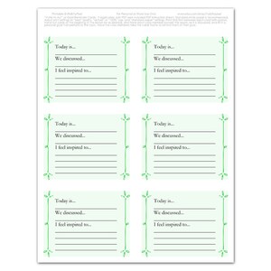 Commitment Reminder Cards - LDS 2020 Come Follow Me PRINTABLE Digital ...