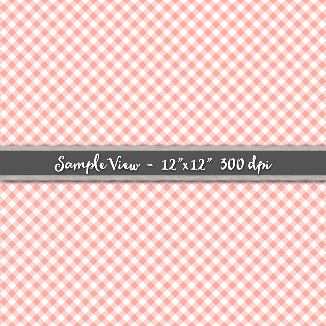 Gingham Scrapbook Paper, Gingham Scrapbooking Paper, Gingham Digital ...