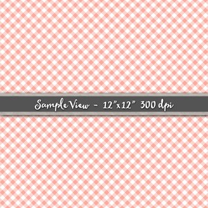 Gingham Scrapbook Paper, Gingham Scrapbooking Paper, Gingham Digital ...