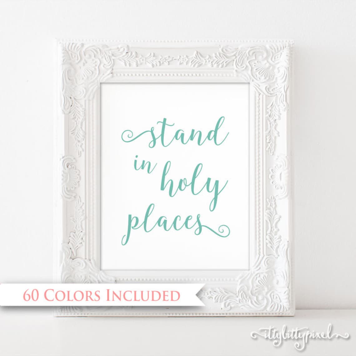 Stand in Holy Places - LDS Digital Wall Art Print PRINTABLE Typography ...