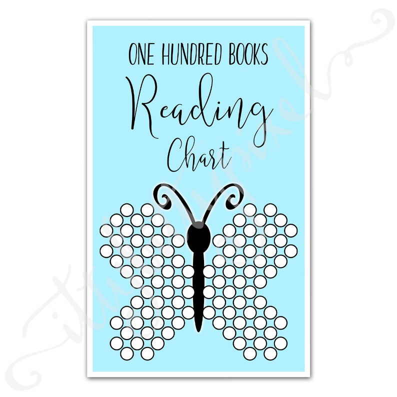 100 Picture Book Reading Chart Literacy Encouragement Tool - Etsy