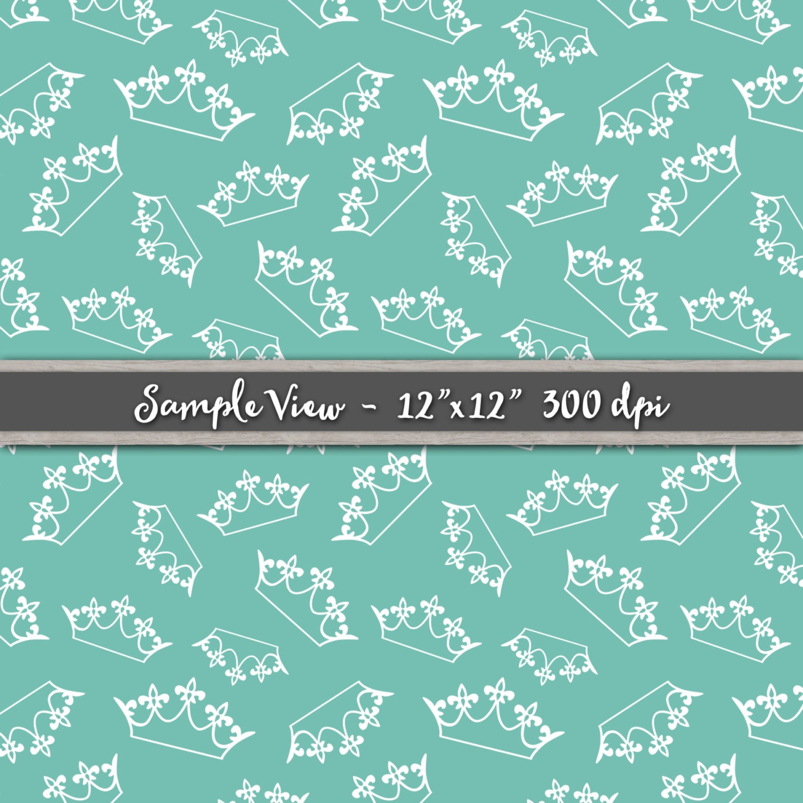 Princess Crown Scrapbook Paper Crown Scrapbooking Paper - Etsy