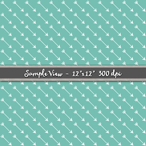 Arrow Scrapbook Paper, Shooting Arrows Scrapbooking Paper, Arrow ...