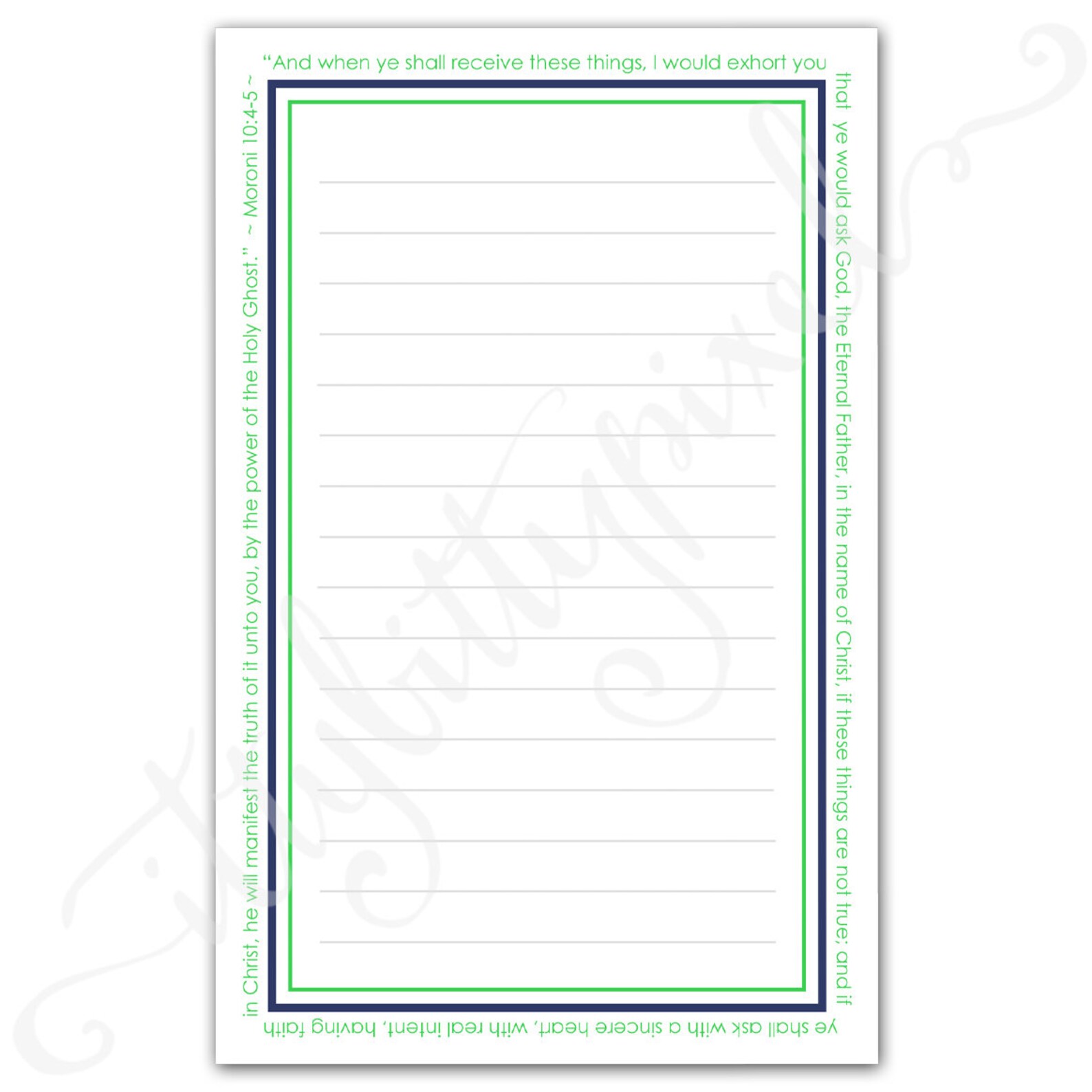 LDS Testimony Inserts for Book of Mormon Missionary Work PRINTABLE PDF ...