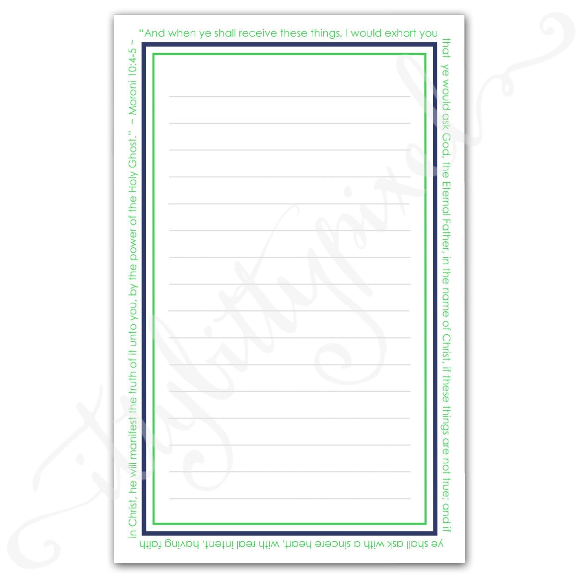 LDS Testimony Inserts for Book of Mormon Missionary Work - Etsy