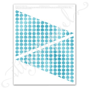 Art Party Banner Printable PDF Diy Wall Decor Rainbow Birthday ...