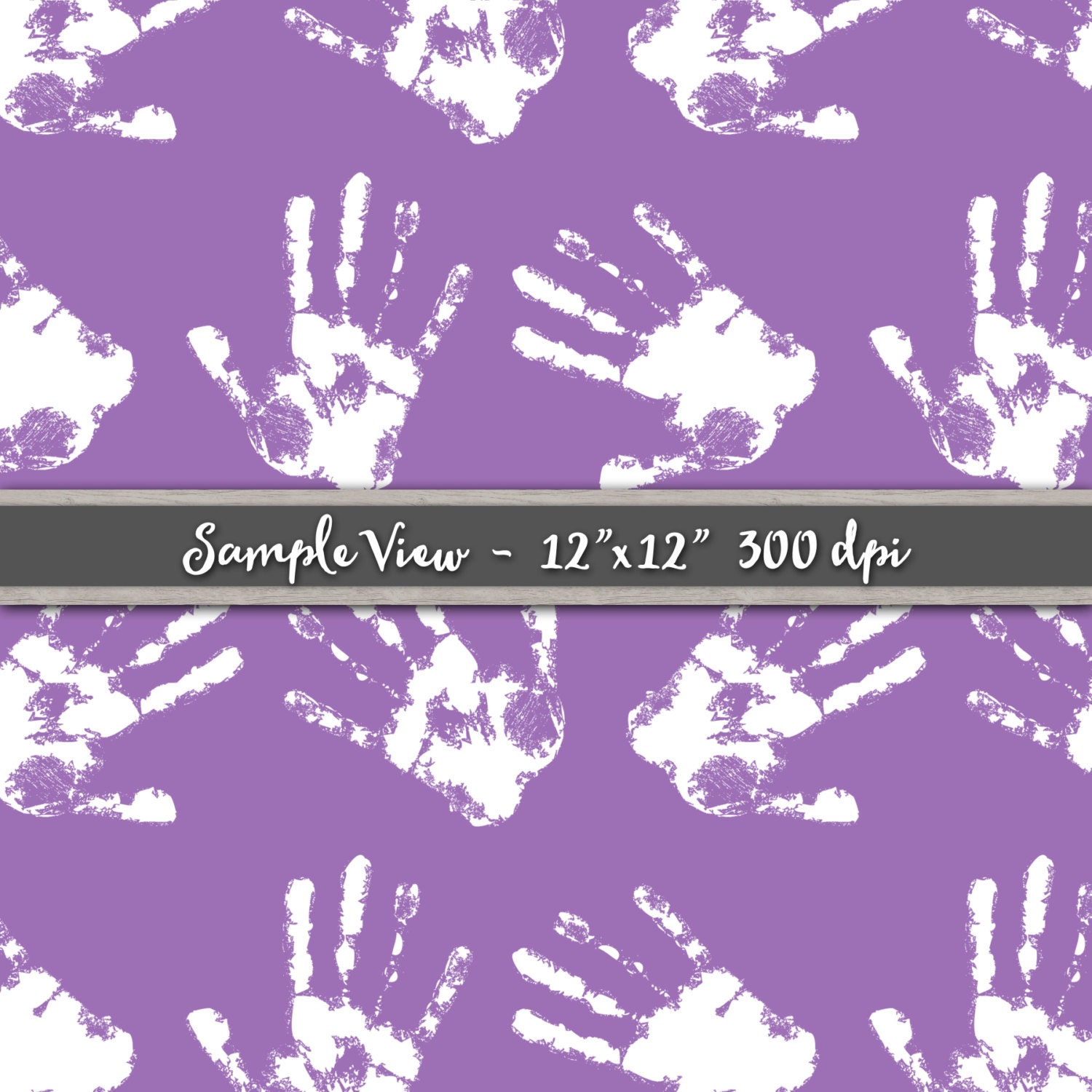 Handprint Scrapbook Paper Hand Print Scrapbooking Paper - Etsy