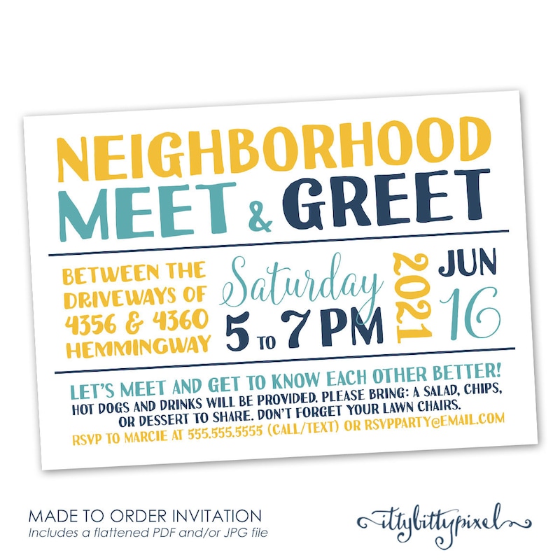 Meet and Greet - Etsy