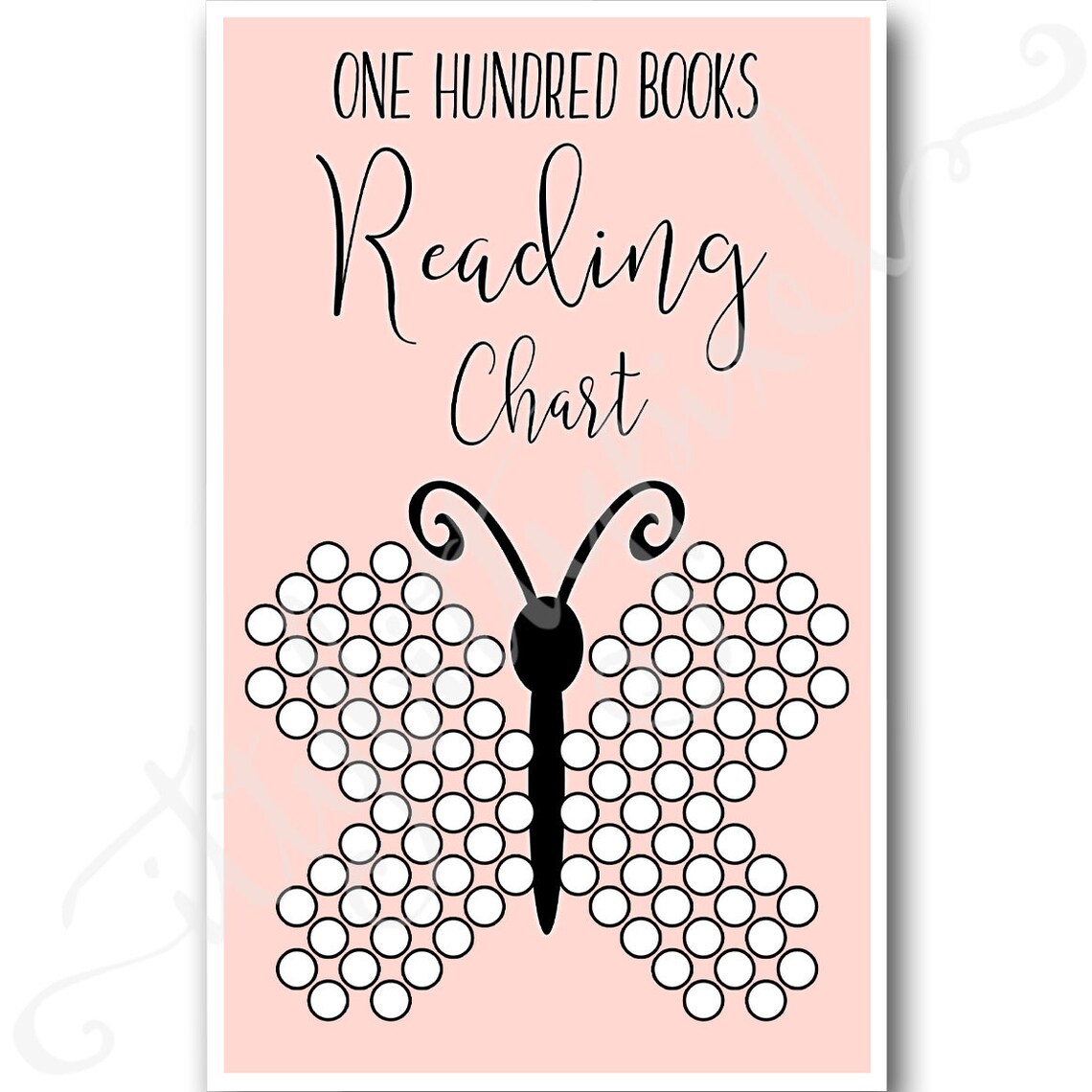 100 Picture Book Reading Chart Literacy Encouragement Tool | Etsy