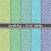 Glitter Digital Paper, Light Rainbow Colors, Sparkle Scrapbooking Paper ...