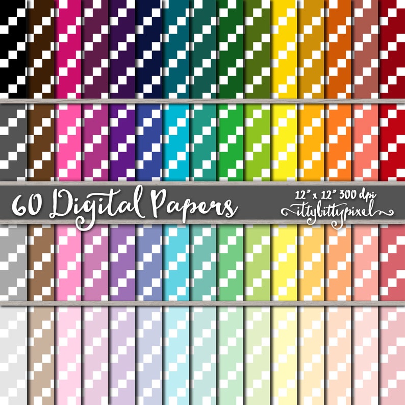 Diagonal Stripe Scrapbook Paper Stripe Scrapbooking Paper - Etsy