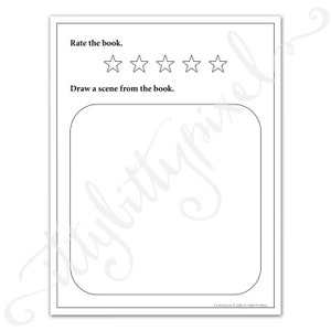 Book Report Worksheet Printable - First Second Third Grade Young Child ...