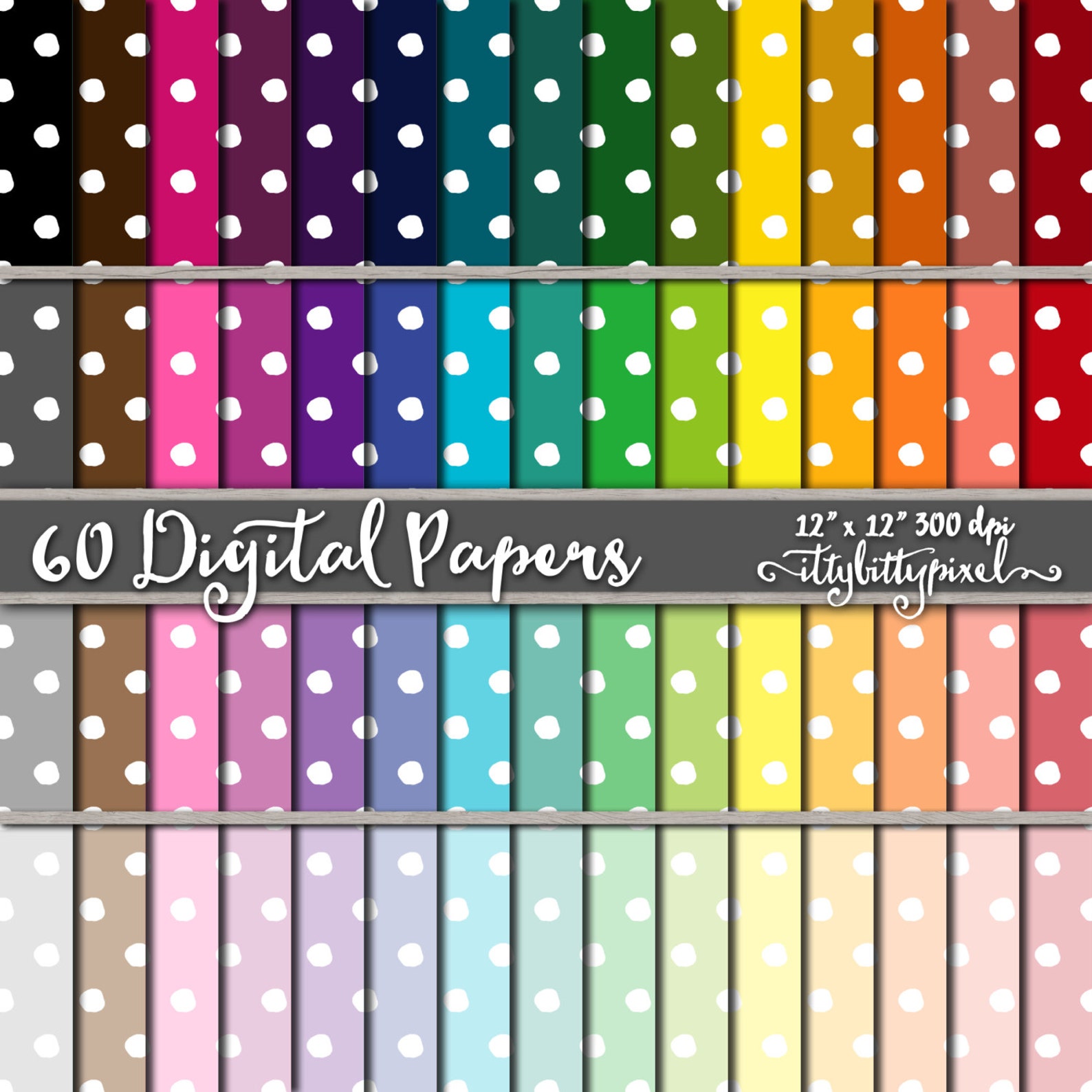 Polka Dot Scrapbook Paper Polka Dot Scrapbooking Paper Polka - Etsy