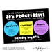 Progressive Birthday Party Invitation Announcement Card Digital ...