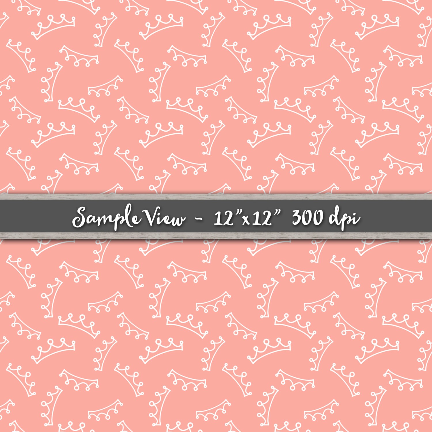 Crown Princess Scrapbook Paper Princess Scrapbooking Paper | Etsy