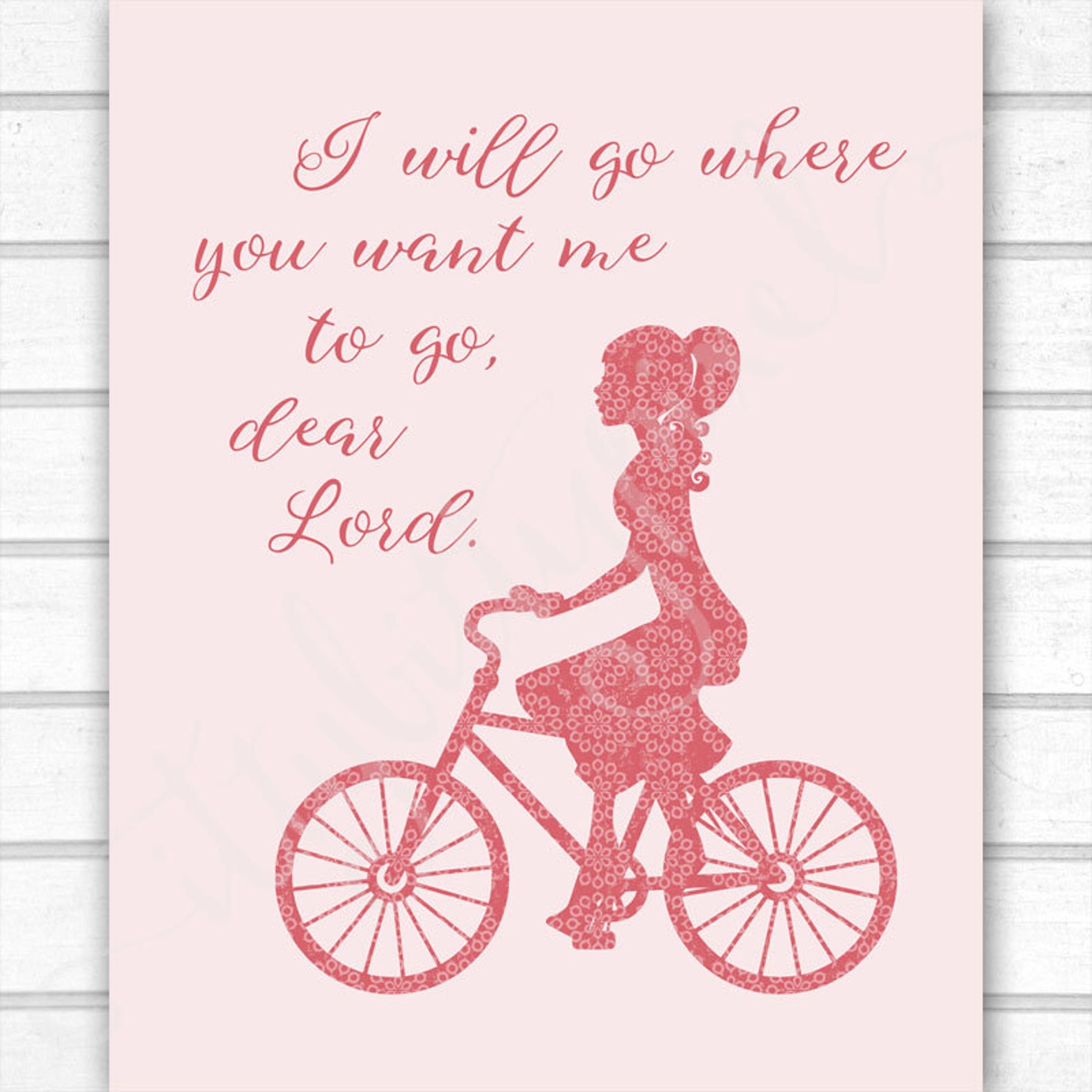 I Will Go LDS Digital Wall Art Print PRINTABLE Sister - Etsy