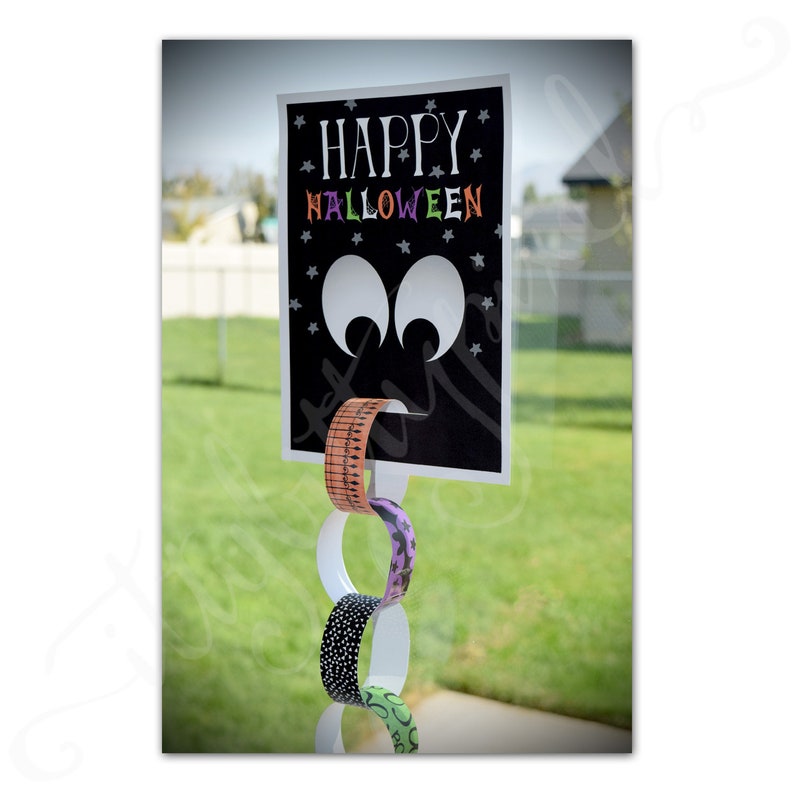 Halloween Paper Chain Craft - Holiday Diy Printable PDF Count Down ...