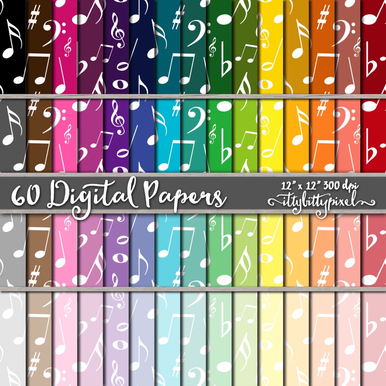 Music Scrapbook Paper Musical Scrapbooking Paper Musical - Etsy