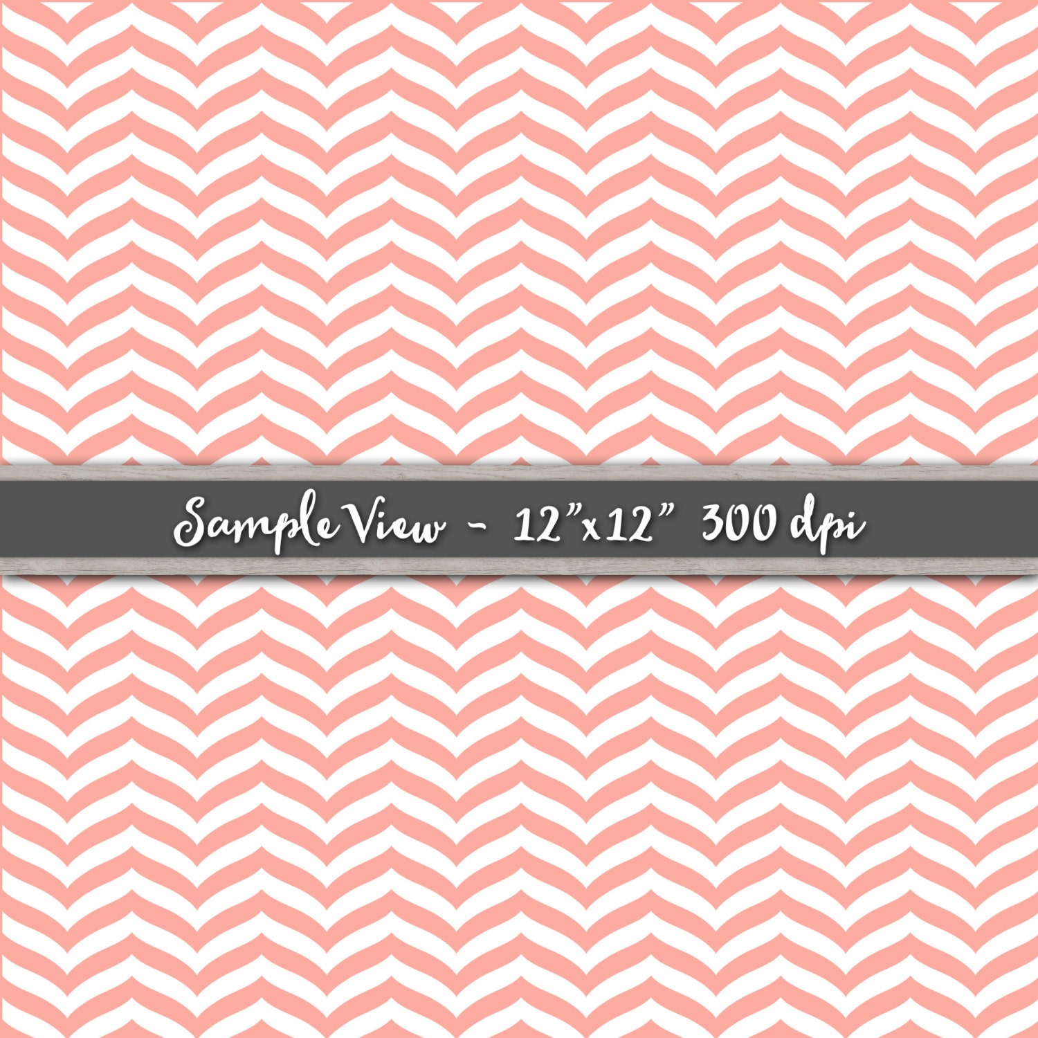 Curved Chevron Scrapbook Paper, Scrapbooking Paper, Chevron Digital ...