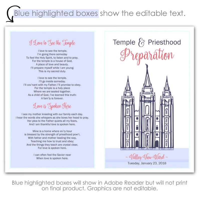 Temple and Priesthood Preparation Bundle Kit - LDS Primary 2020 ...