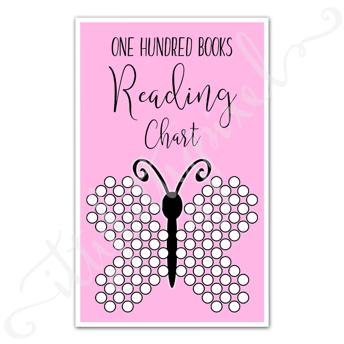 100 Picture Book Reading Chart Literacy Encouragement Tool - Etsy