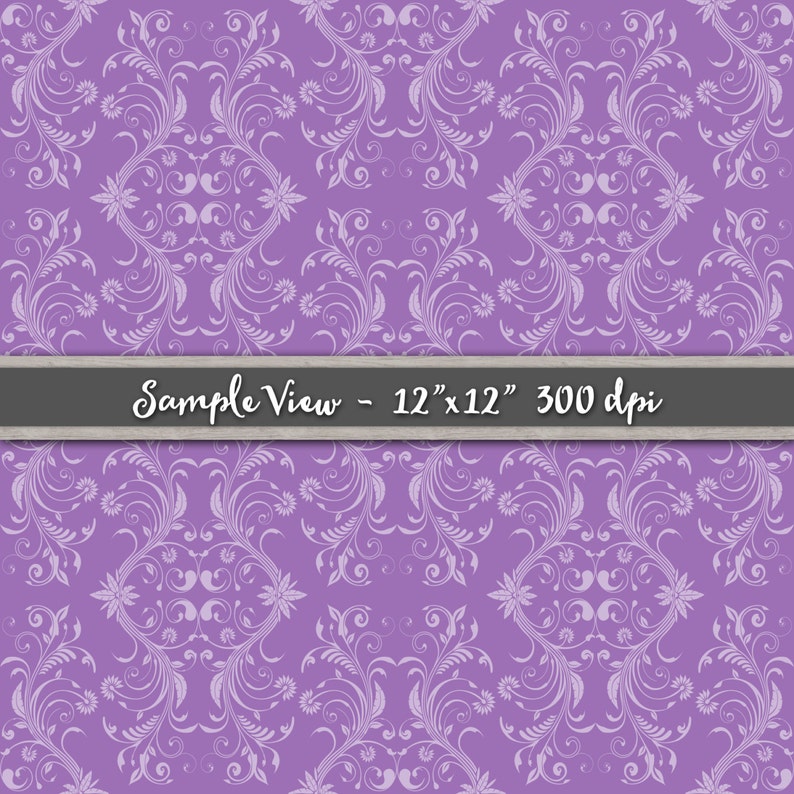 Damask Scrapbook Paper Vintage Damask Scrapbooking Paper | Etsy