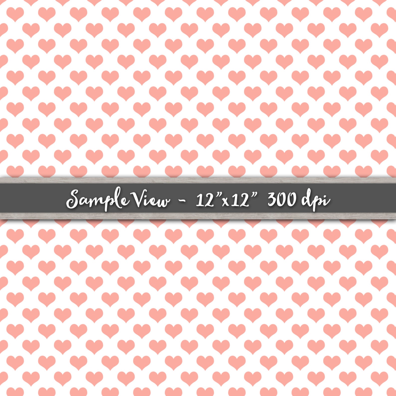 Heart Scrapbook Paper Heart Scrapbooking Paper Heart Digital - Etsy