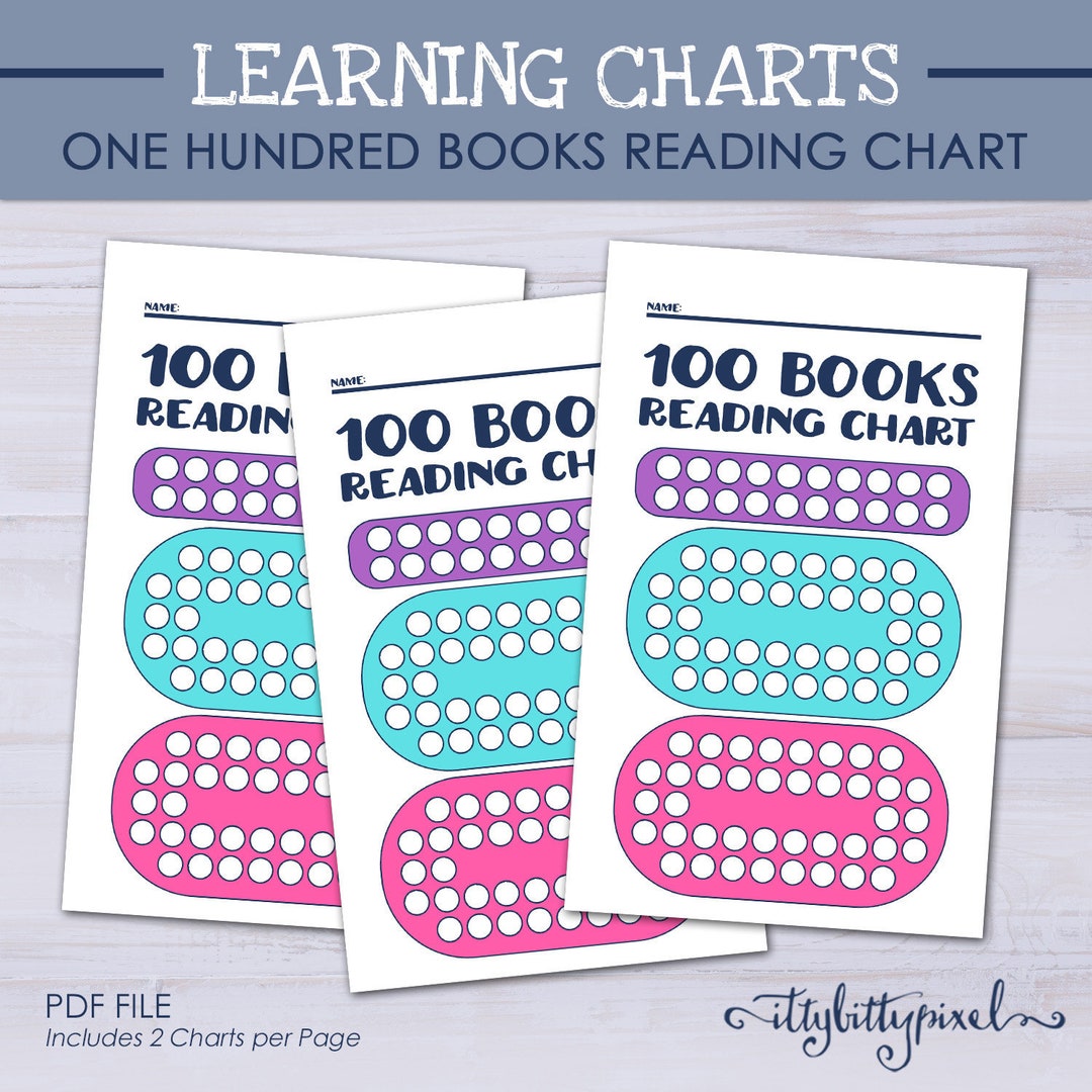 100 Picture Book Reading Chart - Literacy Encouragement Tool ...