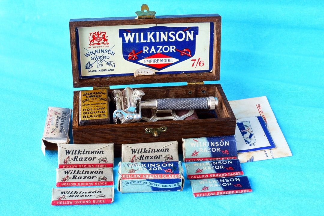 1930s Vintage Wilkinson 7 Day #razor Set. #shave Ready Condition. Ideal Gift Ideas. Original ...