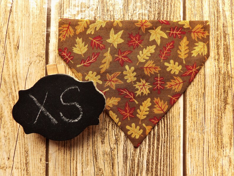 Reversible Fall Dog Bandana. Sunflowers Dog Bandana. Fall - Etsy