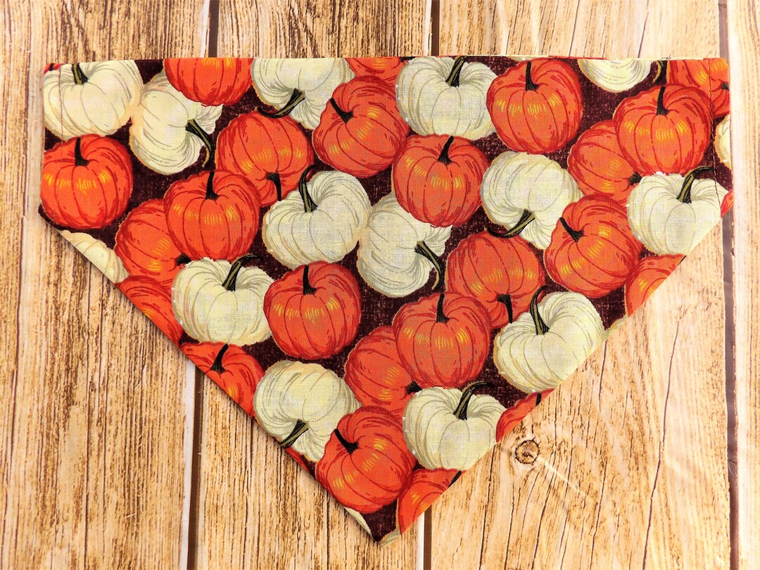 Pumpkins Dog Bandana. Fall Dog Bandana. Dog Bandana. Autumn Dog Bandana ...