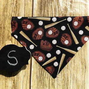 Baseball Dog Bandana. Baseball Bat Dog Bandana. Baseball Glove Dog ...